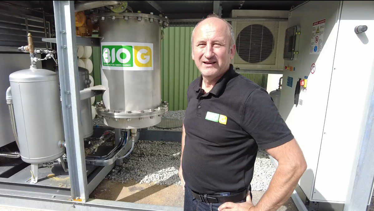Die erste praxistaugliche Biomethan-Hoftankstelle in Serienreife! - BIOG